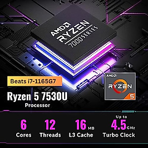 HP Touchscreen Laptop, 17.3" HD+ Touchscreen Display, AMD Ryzen 5 7530U Processor (Beats i7-1165G7, 6 Cores, 12 Threads), 32GB RAM - 1TB SSD, w/Stylus, Wi-Fi 6, Webcam, HDMI, Windows 11 Home, Silver