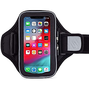 Sporteer Entropy E8 Running Armband - Compatible with iPhone 14 Pro Max, 14 Plus, 13 Pro Max, 12/11 Pro Max, Xs Max, XR, Galaxy S22 Plus, S21+, S20+, Note, and Many More Mobile Phones - FITS Cases