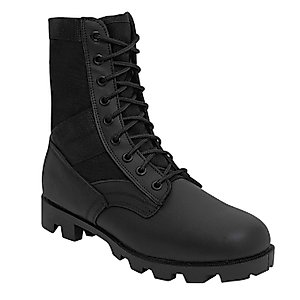 Rothco 8'' GI Type Jungle Boot, Black, 10