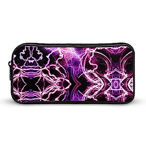 Thunder and Fulmination Pencil Case Stationery Pen Pouch Portable Makeup Storage Bag Organizer Gift