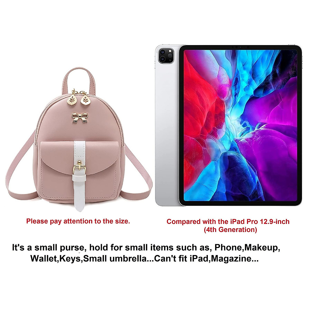 NUWA Mini Backpack Purse for Women Small Backpack for Teen Girl Gifts Trendy Stuff Cell Phone Purse Crossbody Wallet Lightweight Pouch Bag (Grey1)