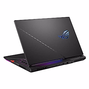 ASUS ROG Strix Scar 17 (2023) Gaming Laptop, 17.3” QHD 240Hz/3ms, 100% DCI-P3 Display, GeForce RTX 4080, AMD Ryzen 9 7945HX, 32GB DDR5, 1TB PCIe SSD, Wi-Fi 6E, Windows 11 Pro, G733PZ-XS96,Off Black