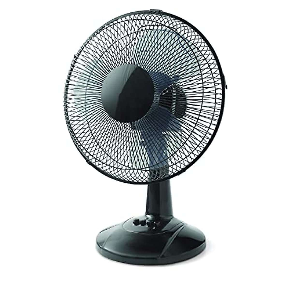PELONIS Black 12" Oscillating 3-Speed Table Fan FT30-8MBB for Home and Office Whisper Quiet Operation (Renewed)(12", FT30-8MBB)