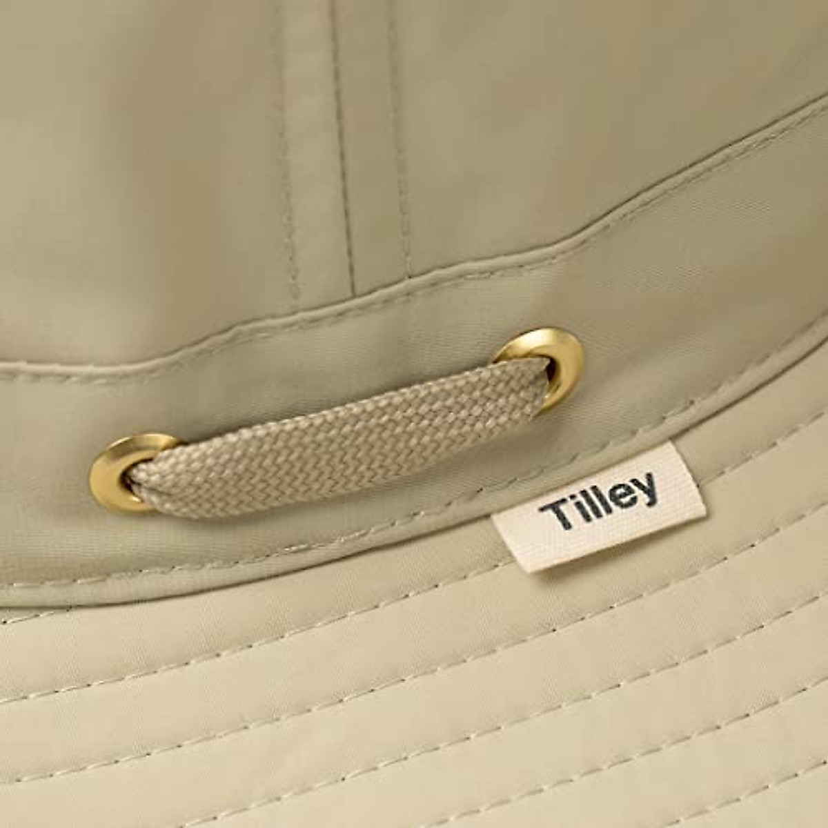 Tilley Mens Womens LTM2 Broad Brim Sun Protection Guaranteed for Life Lightweight Hat Khaki