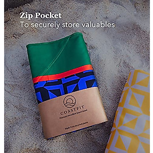 Coastfit Premium Oversized Pool- / Beach-Towel Made from Sustainable Materials (Flamingo Pink)