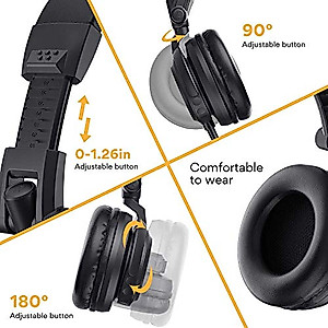 MAONO USB Podcast Microphone with Headphone Set, Zero-Latency Monitoring Computer Condenser PC Mic 192KHZ/24Bit with Mute Button for Recording, Voice Over, Streaming（AU-PM401H）