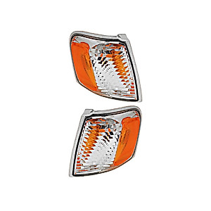 CarLights360: For Ford Explorer Sport Trac Signal Corner Light 2001 02 03 04 2005 Pair Driver and Passenger Side Replaces FO2520164 + FO2521164