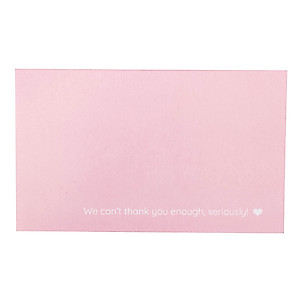 ITZAMNA Thank you Card hello your order made our day card hope this package brigtens yours Card 100 pink