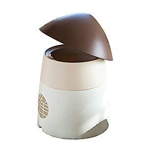 NUOBESTY Bedroom pc Waste Lid Cartoon Shaped Household Bathroom Convenient Trash Cover Can Room Container Push Mushroom Style Push- Paper Living Practical Mini Plastic Home Plastic Bins Plastic Bins