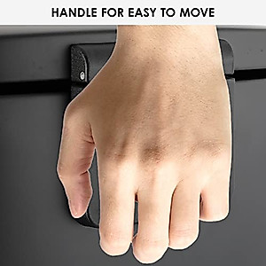 Arlopu 8 Gallon Step Trash Can, Stainless Steel Garbage Bin, Soft-Close Rubbish Bin with Removable Plastic Inner Bucket, Fingerprint-Proof, Lid Dustbin, Suit for Kitchen Home Office (30L, Black)