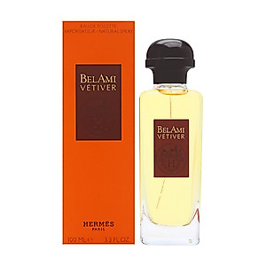 Bel Ami Vetiver by Hermes for Men 3.3 oz Eau de Toilette Spray