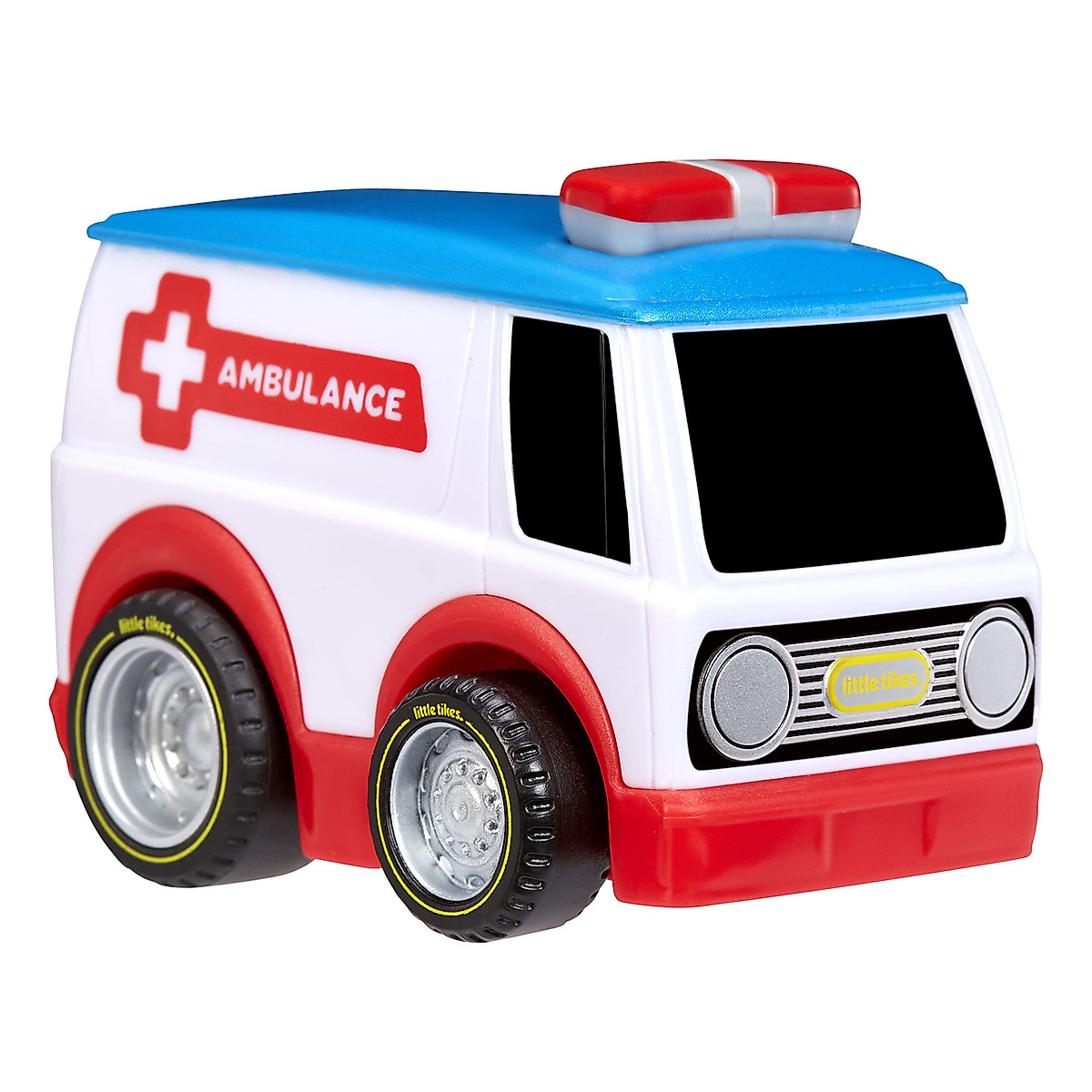 Little Tikes, My First Cars, Crazy Fast Cars 2-Pack Racin’ Responders, Fire Truck, Ambulance, Pullback Toy Car Vehicle Goes up to 50 ft