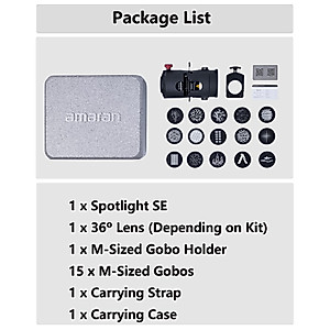 amaran Spotlight SE by Aputure Lighting Modifier for amaran 150c amaran 300c (Spotlight SE（36°Lens kit）)