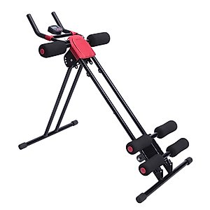 PRODCA Straight Linear Type Powerful Private Fitness Club Abdomen Exerciser Black