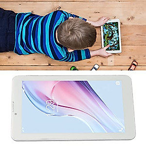 Tablet PC, Kids Tablet 7in IPS High Definition Large Screen Dual Camera 5GWIFI Dual Band 100240V for School (US Plug)