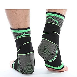 Dr A-Z Compression Foot Socks for Men & Women 2PCS - Sleeves Arch Support, Heel Spurs- Best Plantar Fasciitis Sleeves for Plantar Fasciitis Pain Relief, Heel Pain, & Treatment for Daily Use M-L - Pair