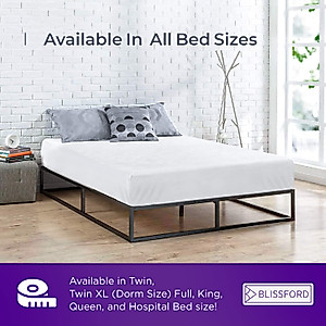 ShopBedding Plastic Mattress Protector - Heavy Duty, Twin Size Fitted Vinyl - Plastic Mattress Cover, Rubber Sheets for Bedwetting Adult or Child, 100% Waterproof Sheets for Bed - Blissford