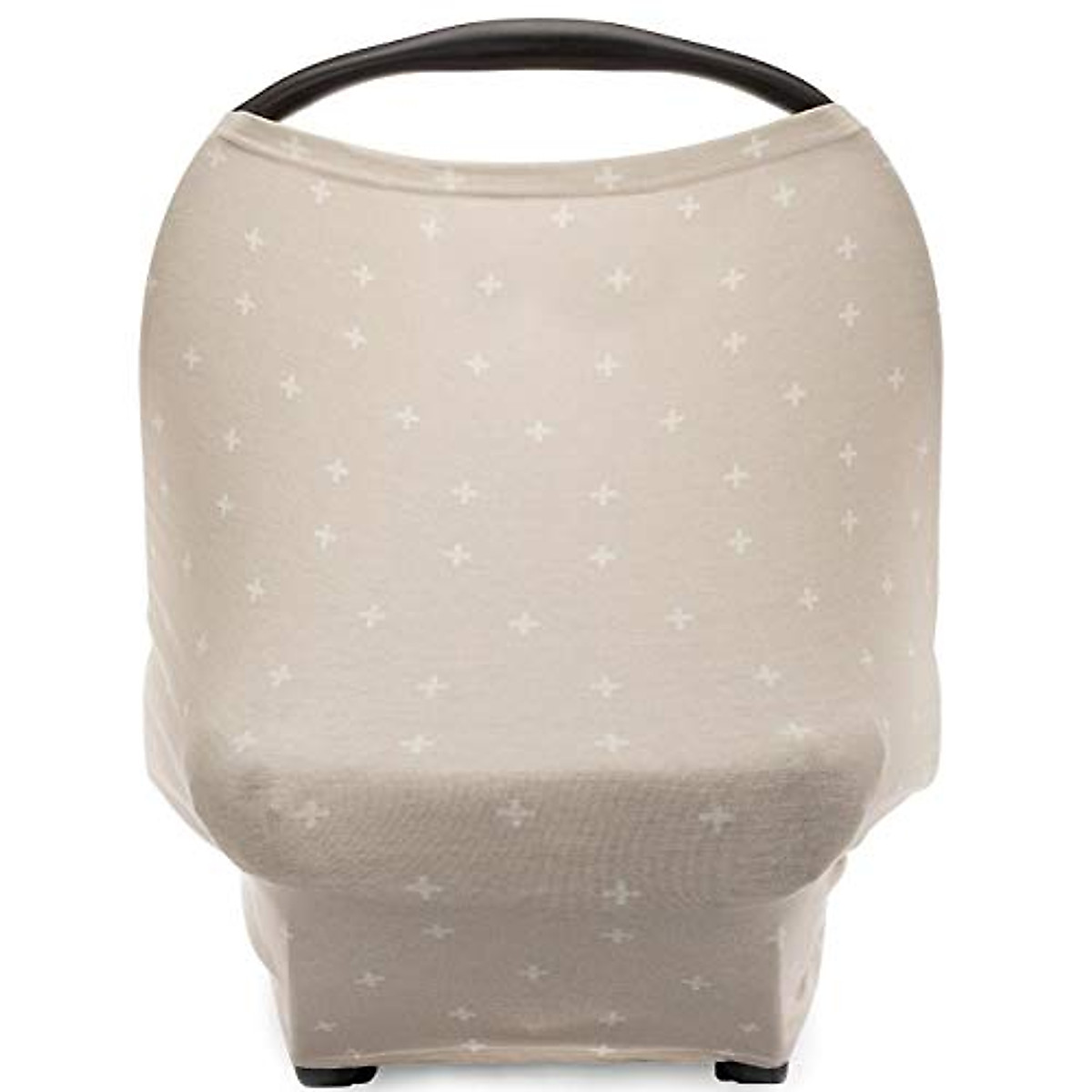 Parker Baby 4 in 1 Car Seat Cover for Girls and Boys - Stretchy Carseat Canopy, Nursing Cover, Grocery Cart Cover, High Chair Cover - "Desert"