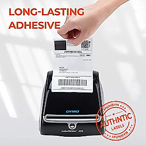 MUNBYN 4"x6" Direct Thermal Shipping Label Compatible with DYMO LabelWriter 4XL 1744907,1755120, Perforated Postage Label Paper for MUNBYN, DYMO, Rollo, JADENS, Permanent Adhesive, 220 Labels/Roll