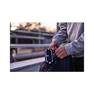 Altec Lansing HydraMini Wireless Bluetooth Speaker, IP67 Waterproof USB C Rechargeable Battery with 6 Hours Playtime, Compact, Shockproof, Snowproof, Everything Proof (Black)
