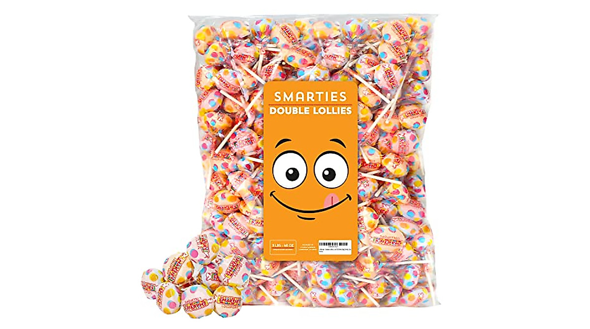 Smarties Lollipops Bulk Pack - Fun Easter Candy for Kids & Parties