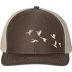 HORN GEAR Trucker Hat - Duck Hat Edition (Brown/Khaki)