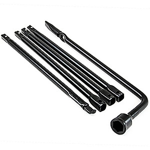Red Hound Auto 1998-2015 Compatible with Ford Ranger 1995-2001 Explorer Lug Wrench Extensions Tire Tool Replacement Kit for Spare Jack