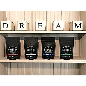 Bourbon Barrel Aged Coffee Whole Bean Set, Single Origin Sumatra Whiskey, Ethiopian Rye, Rwanda Rum Roasted Coffee Beans (Whole Bean)