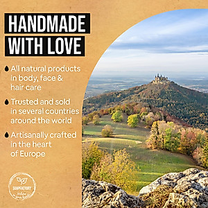 SoapFactory Dandruff Shampoo Bar for Oily Hair, Organic Hair Soap with Activated Charcoal for Men and Women, 100% Natural, Vegan, Handmade, 3 ounce