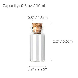 Magic Season Decorative Glass Bottles (24 Pcs / 0.33 fl oz.)