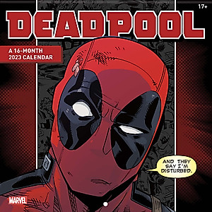2023 Marvel Deadpool Wall Calendar
