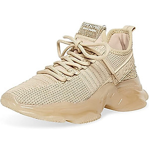 Steve Madden Women's Maxima Sneaker, Blush Multi, 8.5