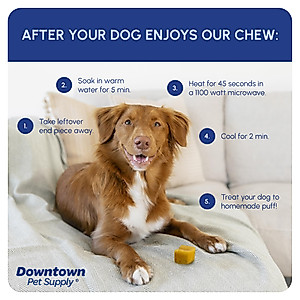 Downtown Pet Supply Yak Cheese Himalayan Dog Chews - Large Yak Chews Rich in Nutrients for Medium to Large Dogs - Long Lasting, Odorless and Easy to Digest Cheese Dog Treats - 2 LB