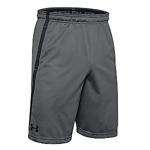 Under Armour Men's UA Tech HeatGear Athletic Mesh Shorts (L, Grey)