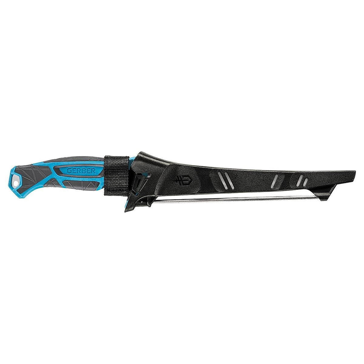 Gerber Gear Controller - Saltwater Fishing Fillet Knife for Fishing Gear - Cyan, 8 Inches
