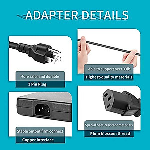 New Sim 240W Lapop Charger Fit for Dell Alienware 13 15 17 R1 R2 R3 R4 Dell Alienware X51 M17 M15 M17X M18X Precision 7710 7730 7520 M6700 M6800 PA-9E Power Supply Cord AC Adapter 19.5V 12.3A