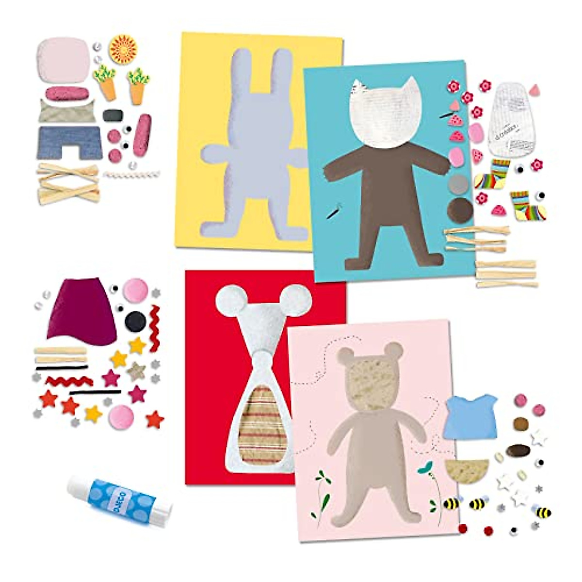 DJECO Le Petit Artist Collages for Little Ones Activity Set