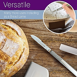 Pack of 2 Scalpel Handles #3 + 10r Blades Dermaplaning kit 10r Blades Set