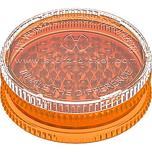 Storz & Bickel Volcano Plastic (Acrylic) 2pc Herb Grinder- Orange 3.5 Inc (90mm)