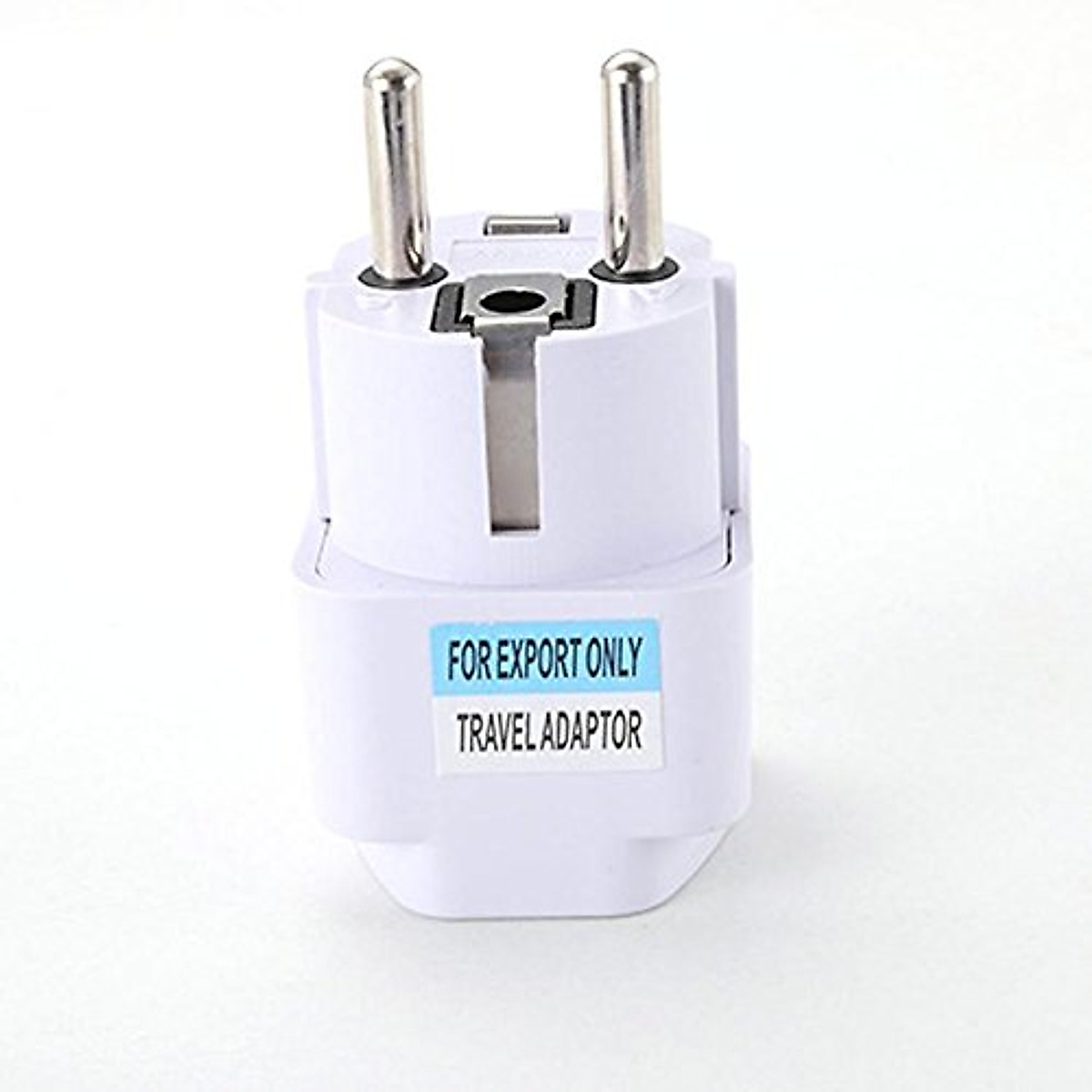 ANRANK UE3360AK 2 Packs Universal AU US UK to EU Europe Plug AC 250V Power Travel Adapter White