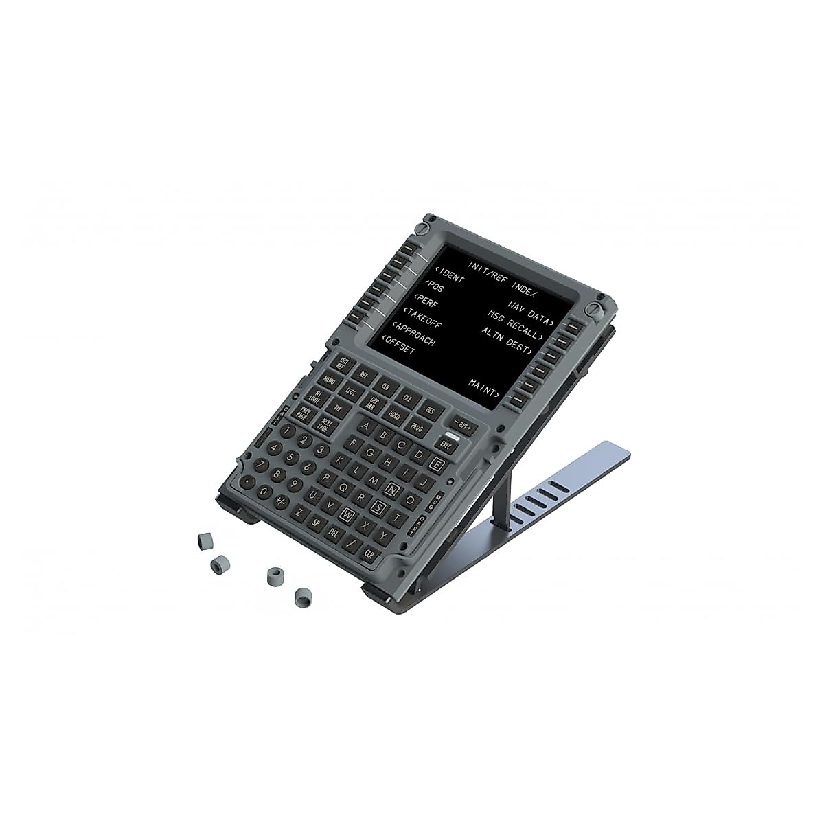 SYDYSOSO COCKPITMASTER Flight Simulator Mode Control Panel CS 737X CDU, Delicate and Durable Flight Multi Panel, Flight Simulator Cockpit with High-resolution LCD Display