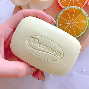 Dermisa Brightening Bar with Kojic Acid, Licorice Root, Bearberry Extract | NO PARABENS, NO SULFATES | 3 OZ | Pack of 3