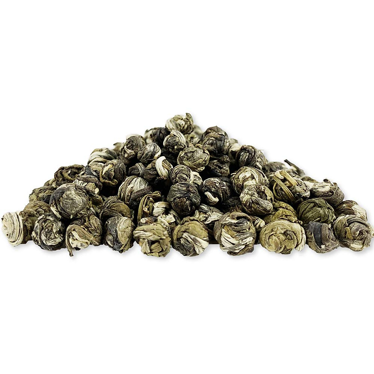 TIAN HU SHAN Jasmine Tea Jasmine Dragon Pearls Green Tea Loose Leaf 4oz (114g) Tin