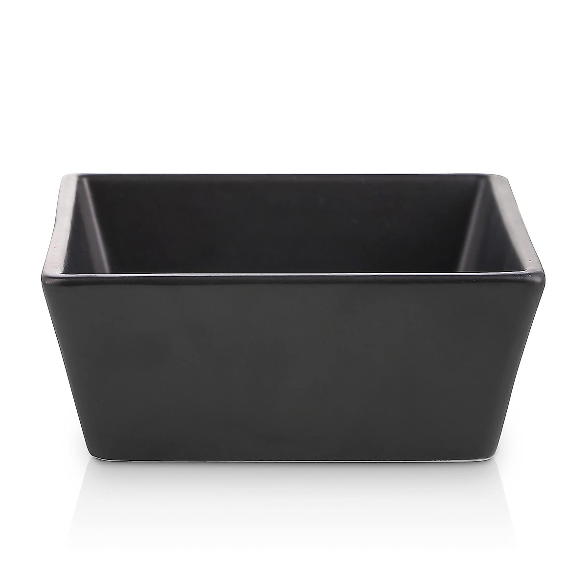 Stone Lain Grace Stoneware Bowl Set, Includes 4 Bowls, Black