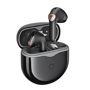 SoundPEATS Air4 Lite Wireless Earbuds, Bluetooth 5.3 Earbuds with Multipoint Connection, Hi-res Earbuds with LDAC &13mm Dynamic Driver, Total 30 Hrs, App Control, 6 Mics, IPX4 Rated