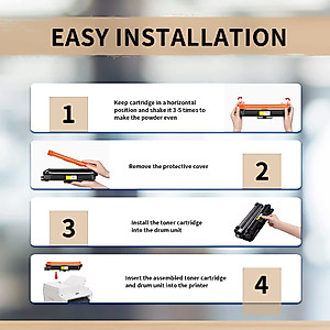 XJI Compatible Toner Cartridges Replacement for Brother TN227 TN-227 TN227BK TN227C TN227M TN227Y TN223 TN-223, for HL L3210CW L3230CDW L3270CDW L3290CDW MFC L3710CW L3750CDW L3770CDW Printer (4 Pack)
