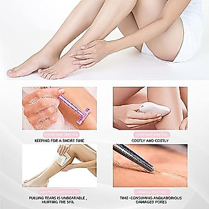 Beeswax Hair Removal Mousse, Gentle Beeswax Hair Removal Mousse, Hair Removal Spray, Effective & Painless Hair Removal Cream (30ml*2pcs)