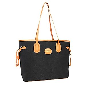 Canvas Tote Bag For Women, Extra Large Cotton Canvas Laptop Tote Bag for Travel School and Work