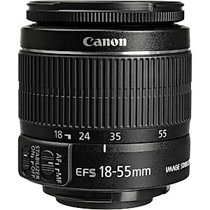 Canon EOS Rebel T7 DSLR Camera with Canon EF-S 18-55mm f/3.5-5.6 is II Lens + 64GB Memory Card + Case, Card Reader & More (Renewed)