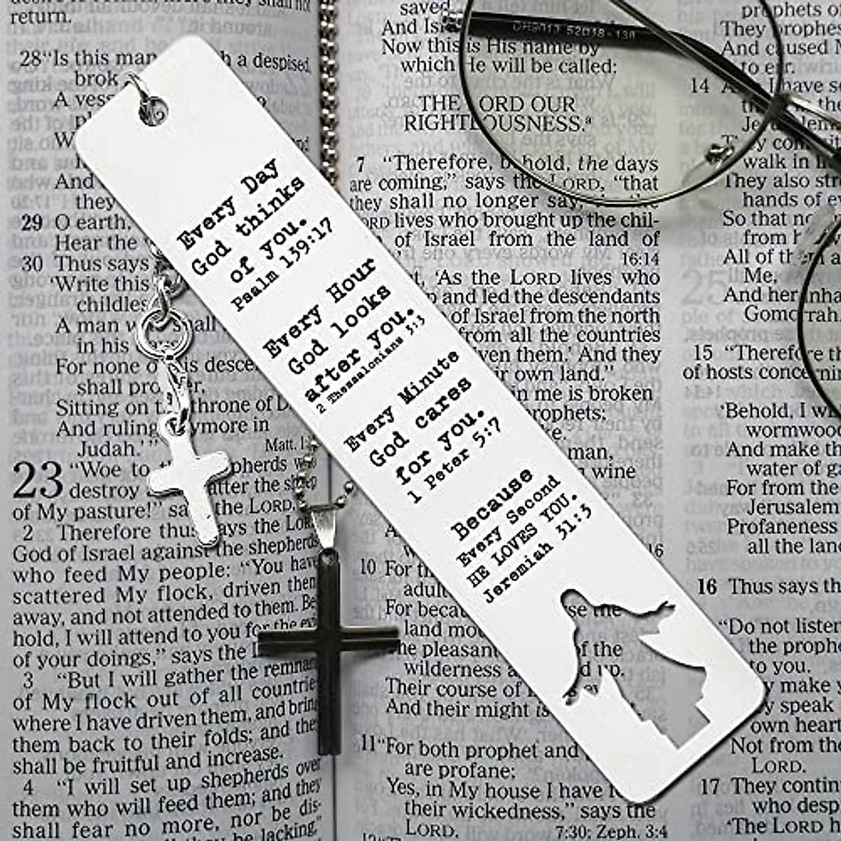 Psalm 139:17 Inspirational Bookmarks Gifts for Women, Men, Book Lover, Christian Gifts for Women, Men, Girls, Boys, Religious Gifts for Daughter, Son, Faith Gifts for Men,Teen, Women, Kids, Readers